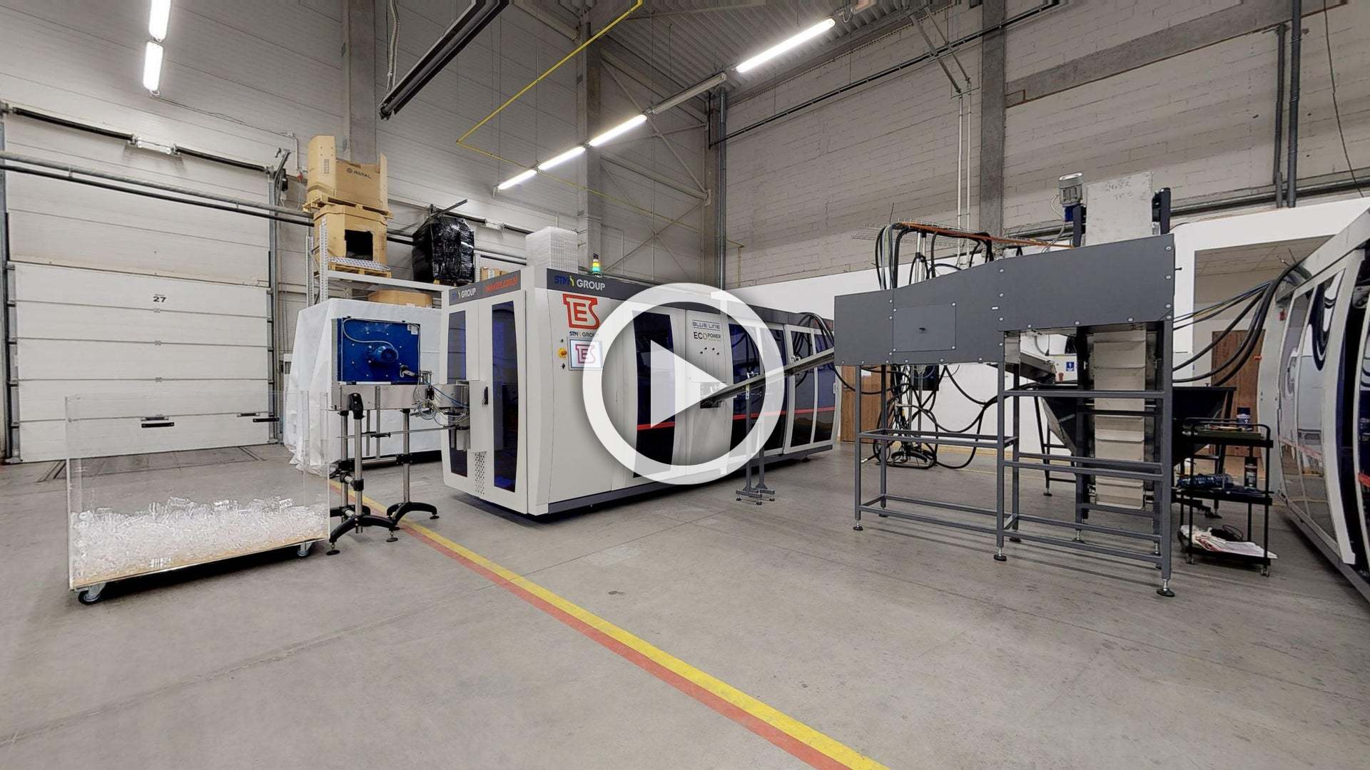 BLUE LINE HITECH STRETCH BLOW MOLDING MACHINE